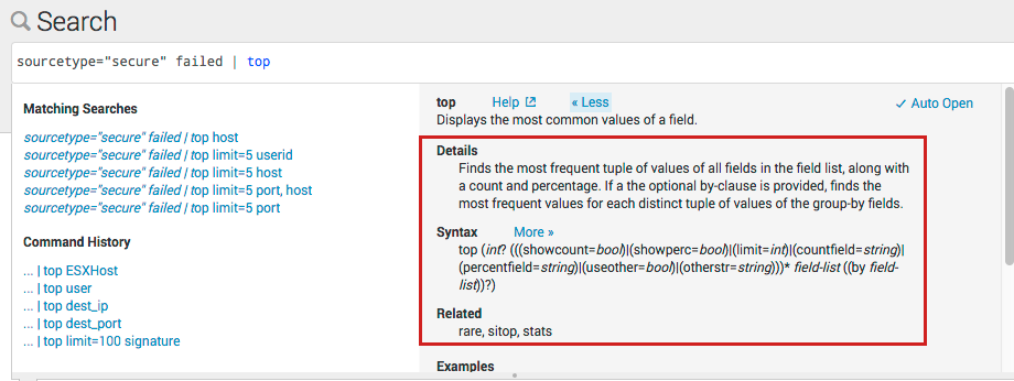 Help Building Searches Splunk Documentation