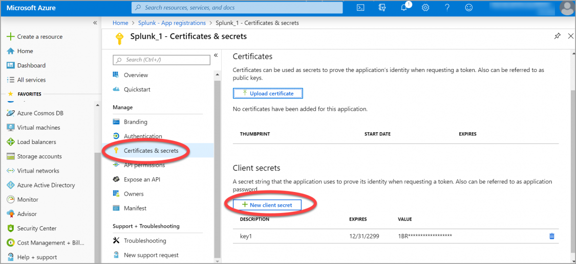 Get Microsoft Azure Data Into Splunk Cloud Platform Splunk Documentation