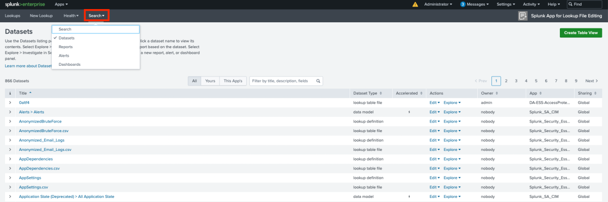 Getting Started With The Splunk App For Lookup File Editing Splunk Documentation