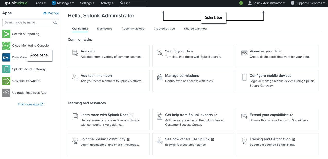 Navigating Splunk Web Splunk Documentation