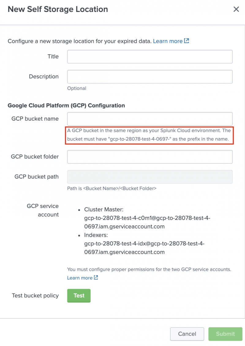 Store Expired Splunk Cloud Platform Data In Your Private Archive Splunk Documentation