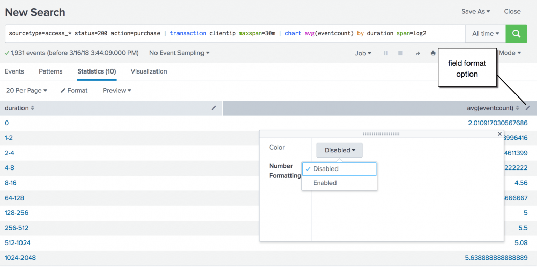 Chart Splunk Documentation 7331
