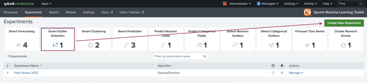 Smart Outlier Detection Assistant Splunk Documentation